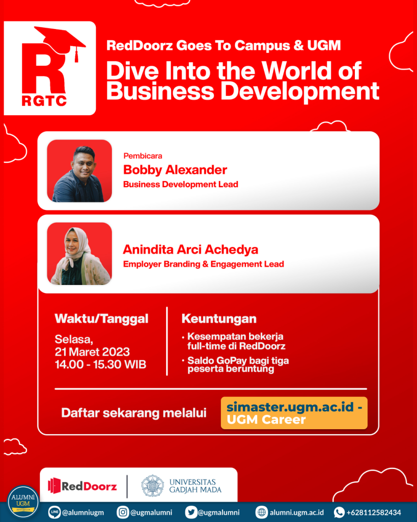 RedDoorz Goes to Campus x Universitas Gadjah Mada – Portal Alumni Universitas Gadjah Mada
