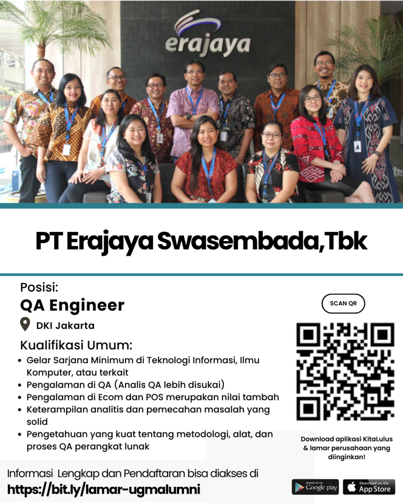 PT Erajaya Swasembada Tbk – Portal Alumni Universitas Gadjah Mada