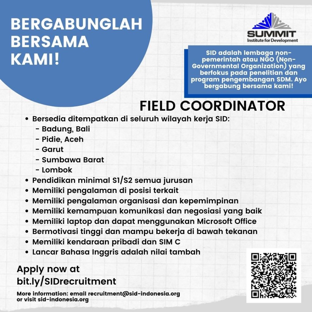 SUMMIT Institute of Development – Portal Alumni Universitas Gadjah Mada