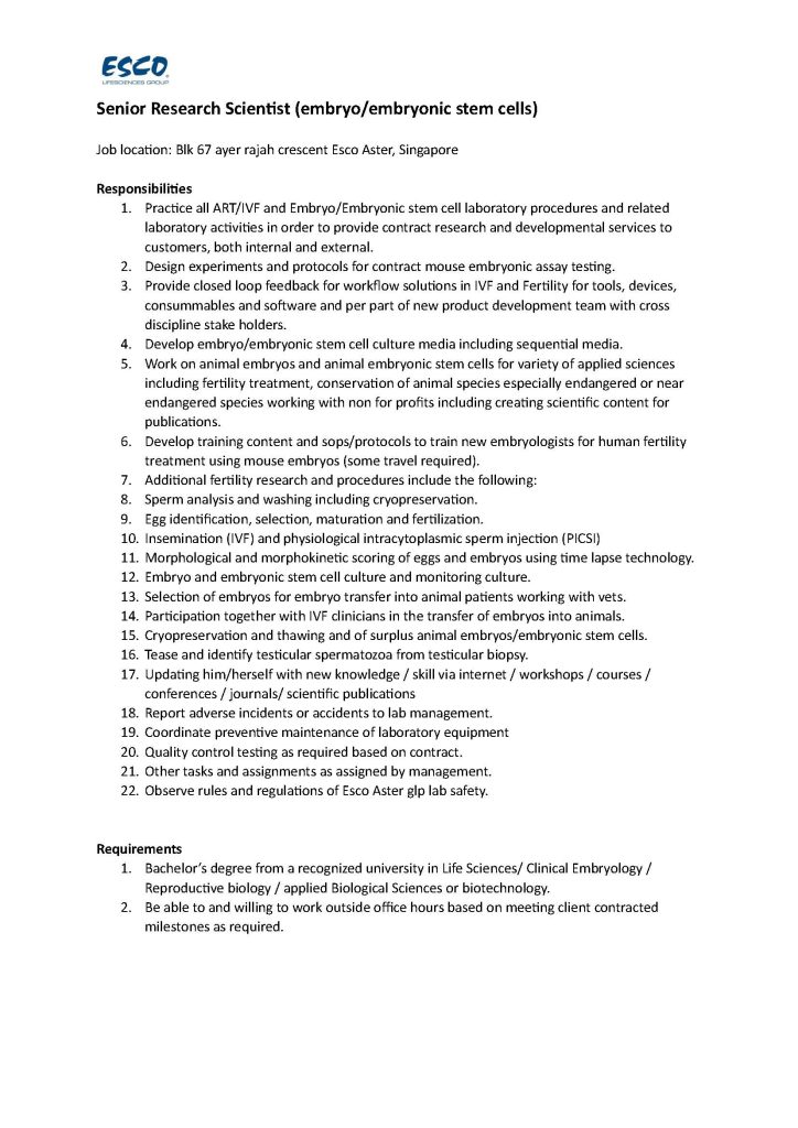 PT Esco Bintan Indonesia – Portal Alumni Universitas Gadjah Mada