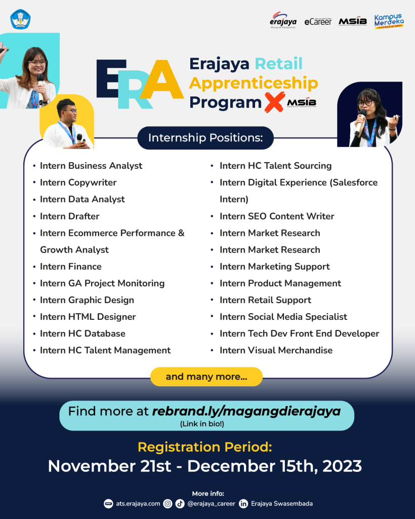 PT Erajaya Swasembada Tbk – Portal Alumni Universitas Gadjah Mada