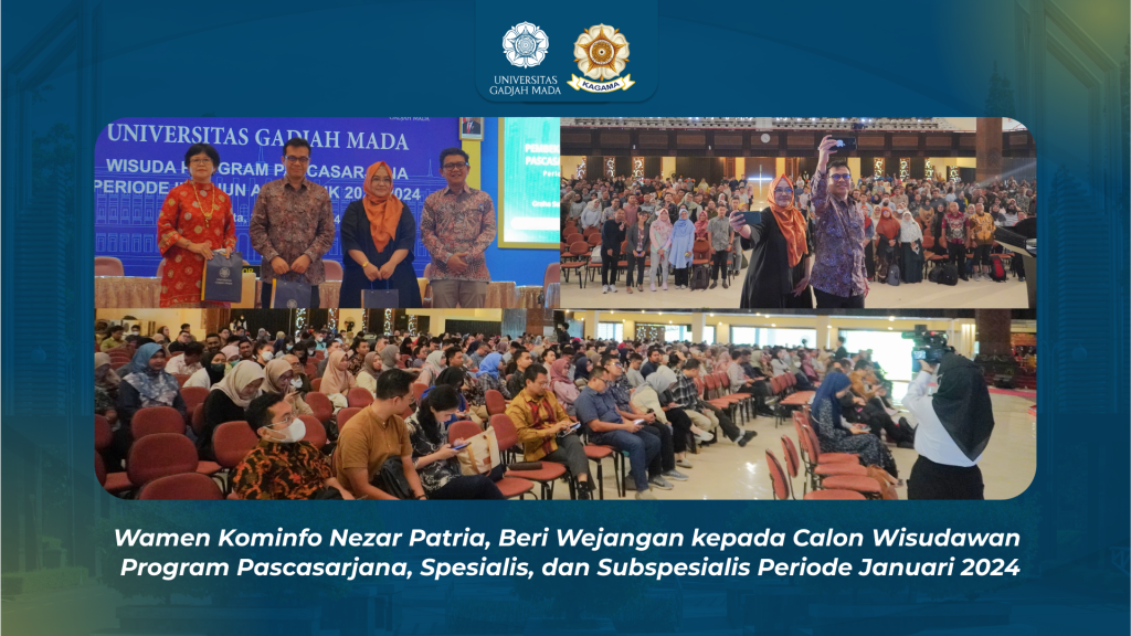 Wamen Kominfo Nezar Patria, Beri Wejangan kepada Calon Wisudawan Program Pascasarjana, Spesialis ...