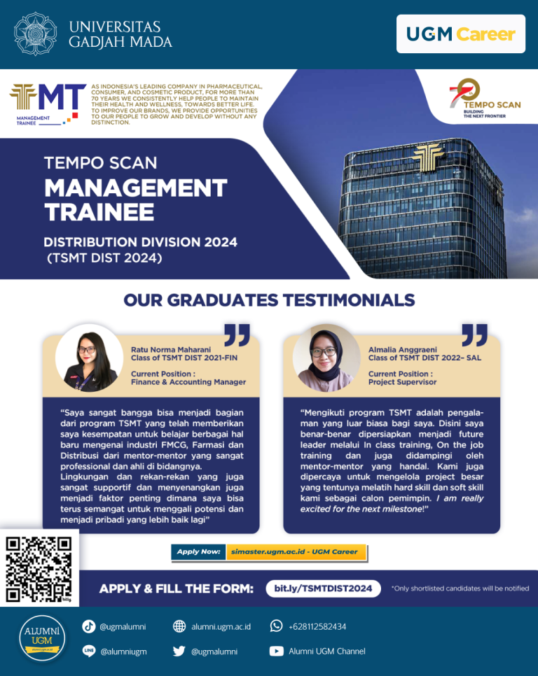 PT Tempo Scan Pacific Tbk – Portal Alumni Universitas Gadjah Mada