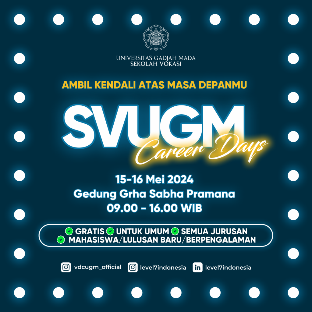 [Job Fair] SVUGM Career Days – Portal Alumni Universitas Gadjah Mada