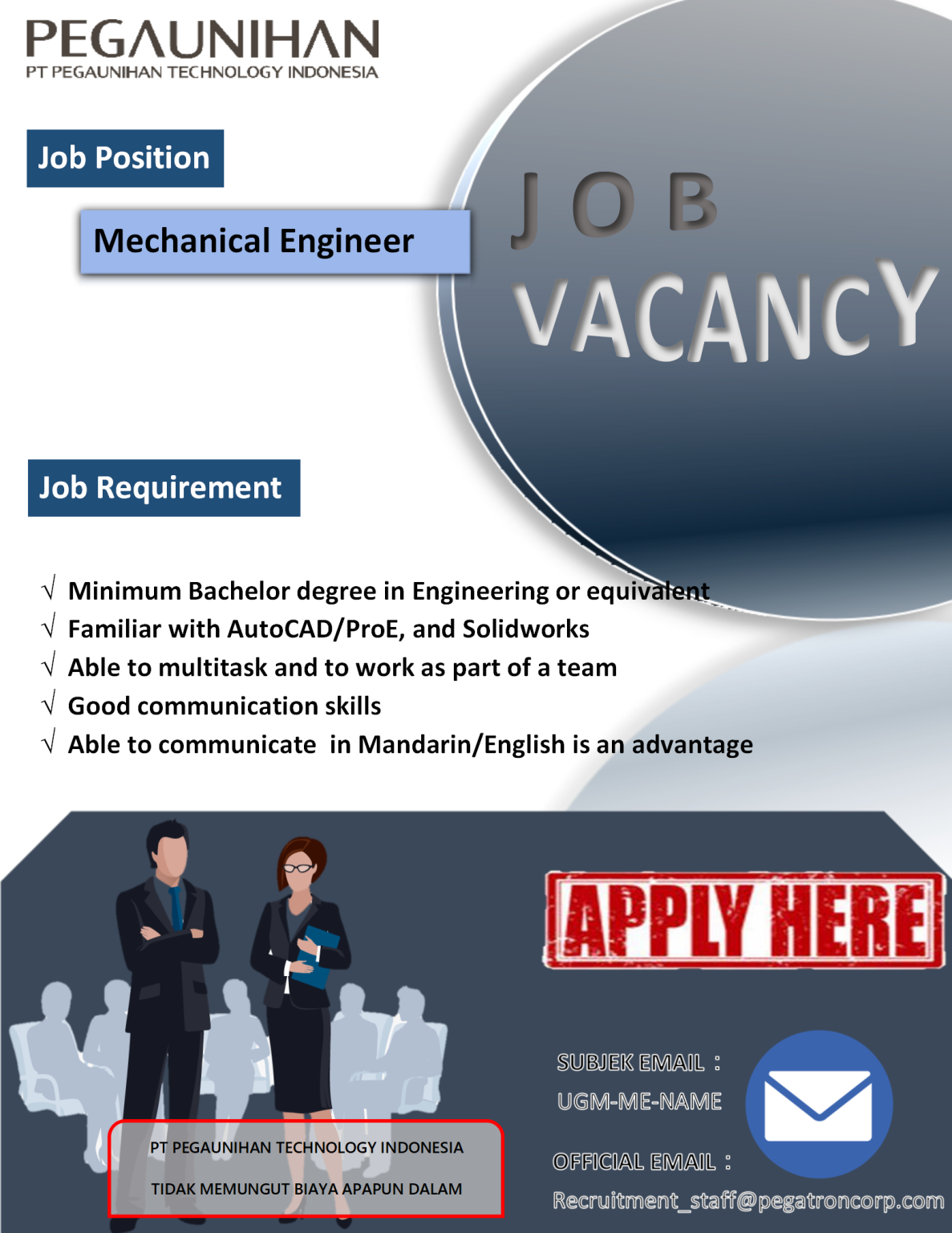 PT Pegaunihan Technology Indonesia – Portal Alumni Universitas Gadjah Mada