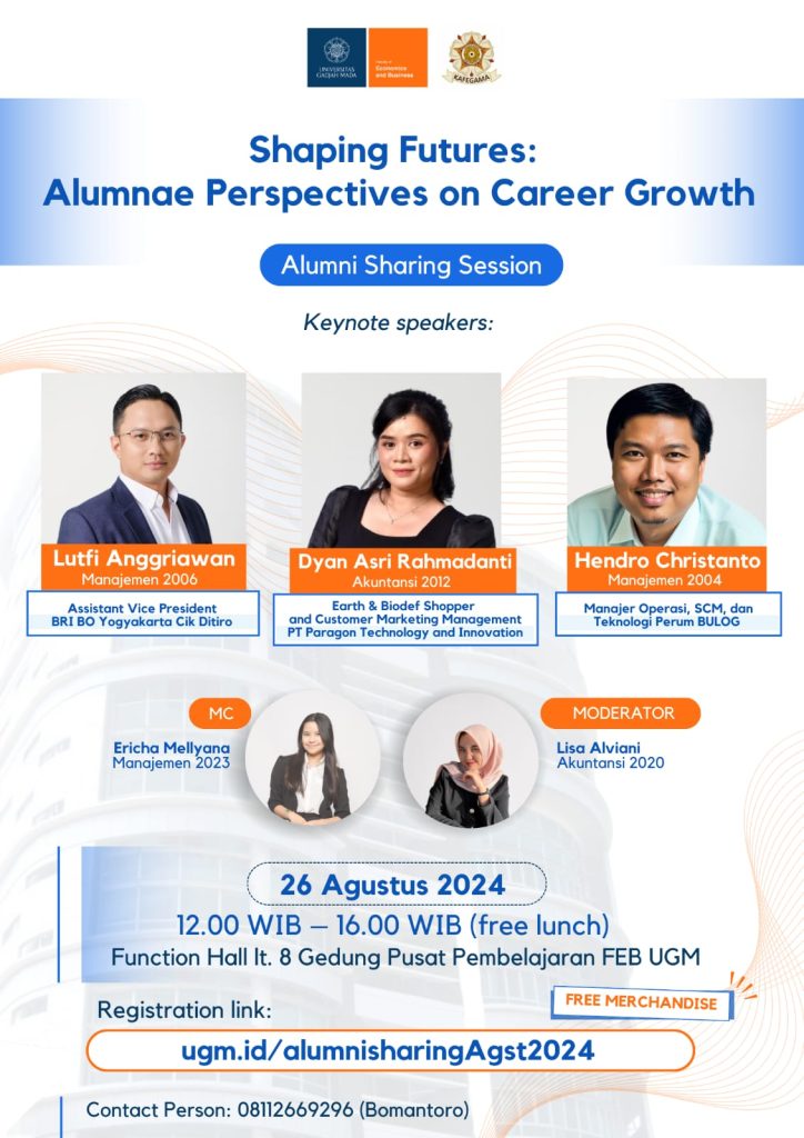 Alumni Sharing Session 2024 “Shaping Futures: Alumnae Perspectives on ...