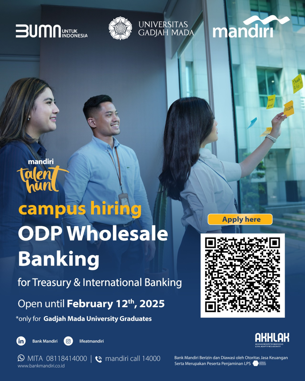 PT Bank Mandiri (Persero) Tbk – Portal Alumni Universitas Gadjah Mada