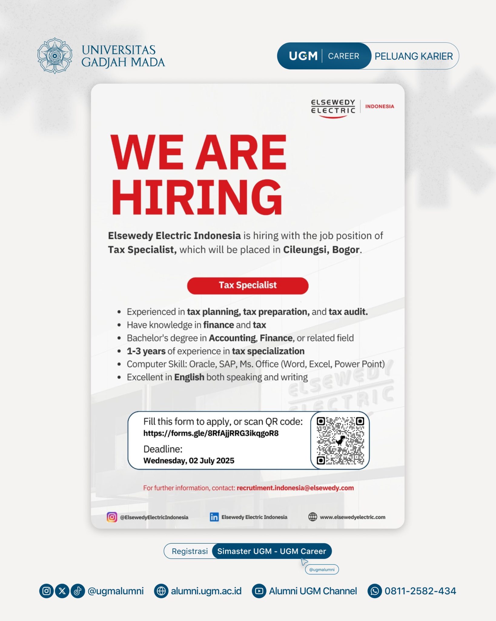 PT Elsewedy Electric Indonesia – Portal Alumni Universitas Gadjah Mada