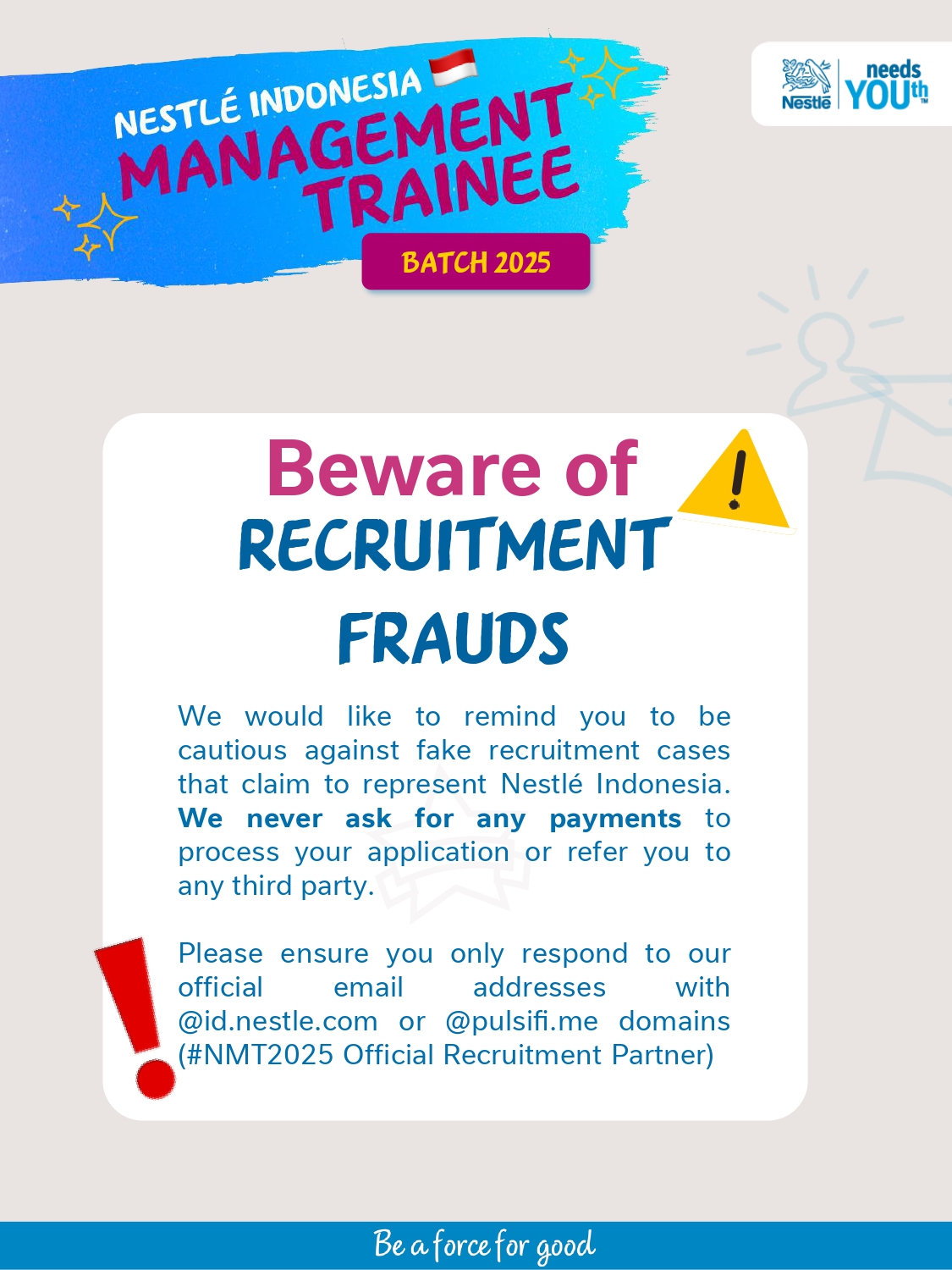 Nestlé Indonesia – Portal Alumni Universitas Gadjah Mada