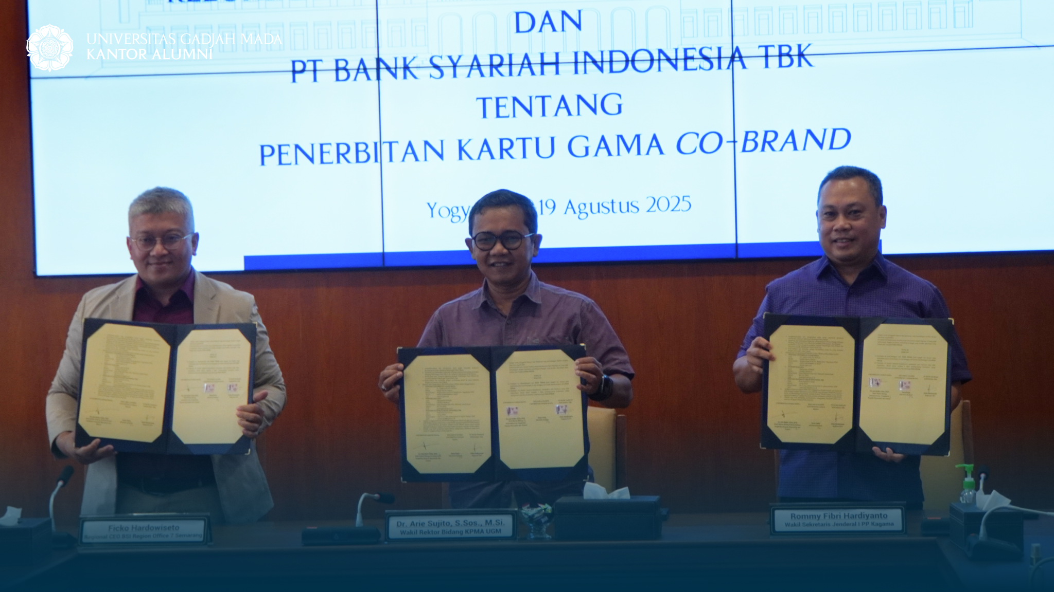 UGM, KAGAMA, dan BSI Perpanjang Kerja Sama Kartu GAMA Co-Brand bagi ...