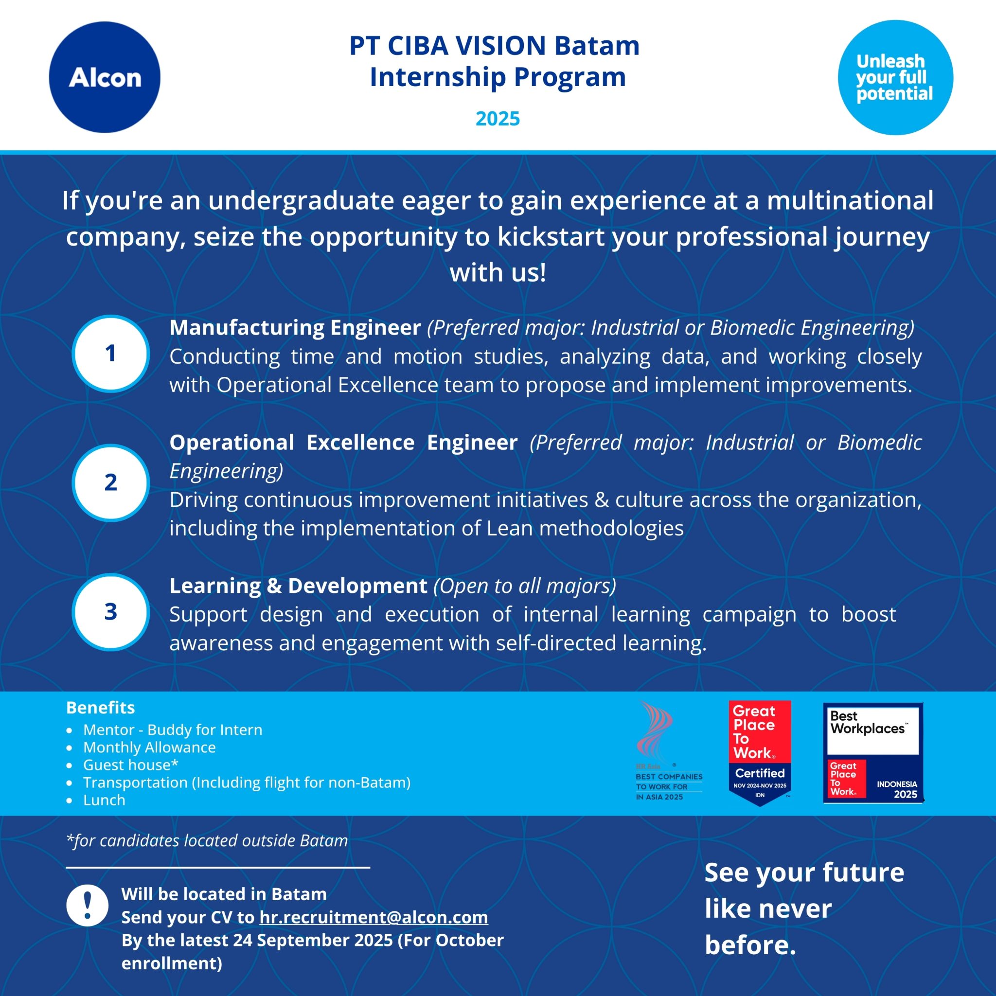 PT CIBA VISION Batam – Portal Alumni Universitas Gadjah Mada