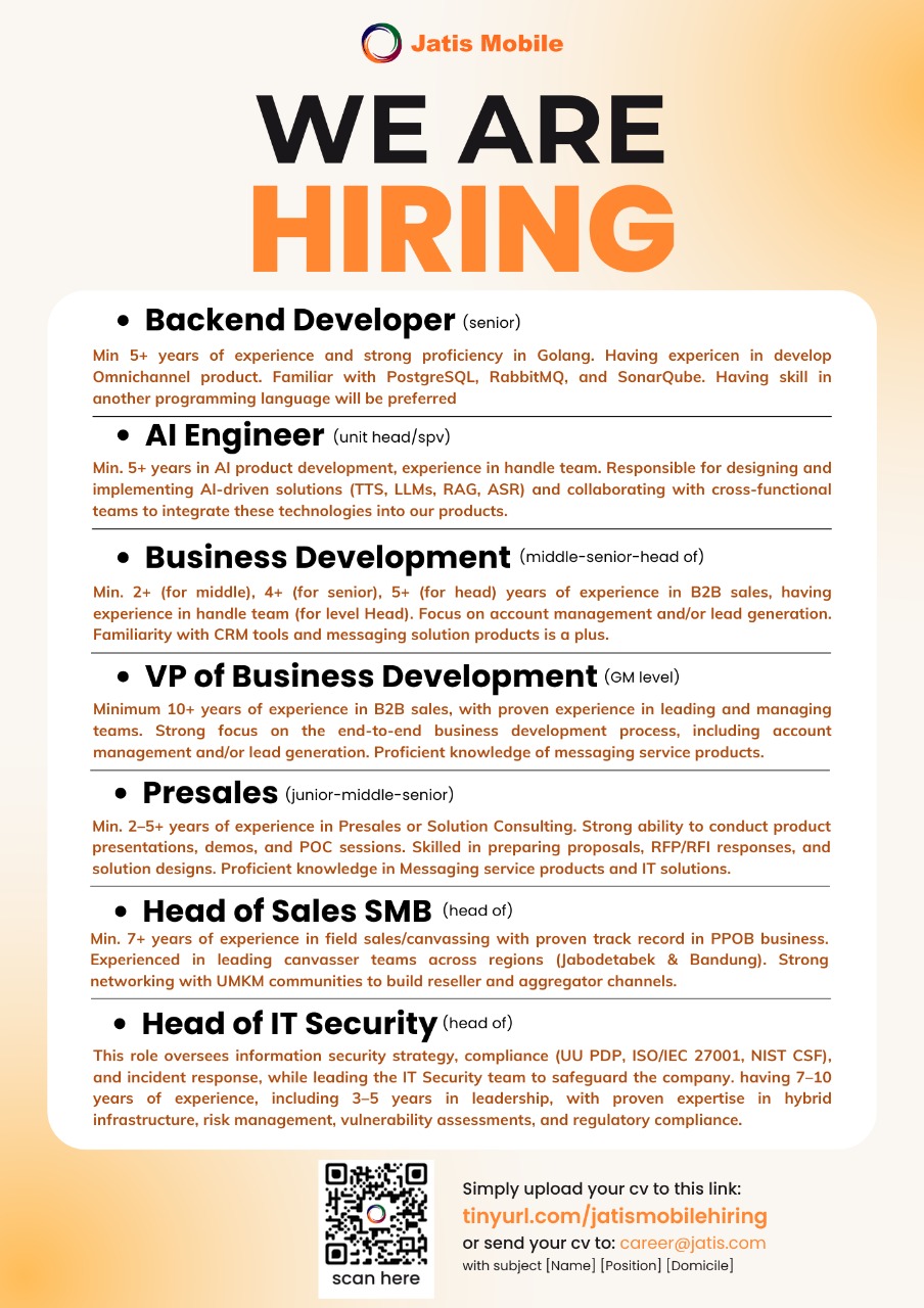 PT Informasi Teknologi Indonesia (Jatis Mobile) – Portal Alumni ...